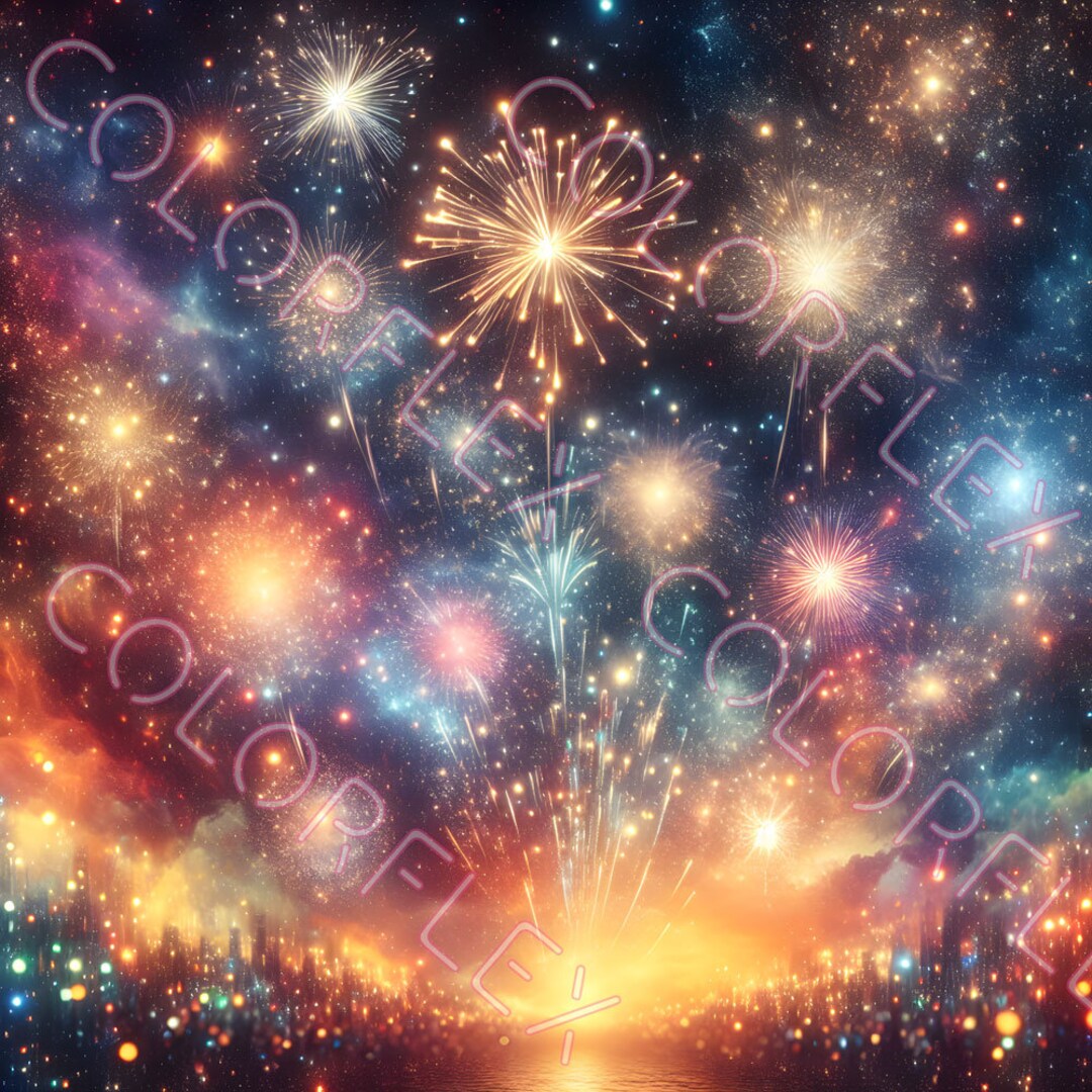 Fireworks(3) - High Resolution Vector File -instant Digital Download ...