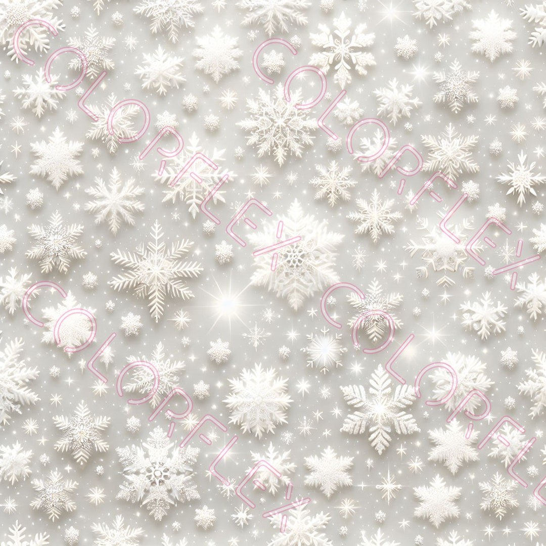 White Snowflakes - High Resolution Vector File-instant Digital Download ...