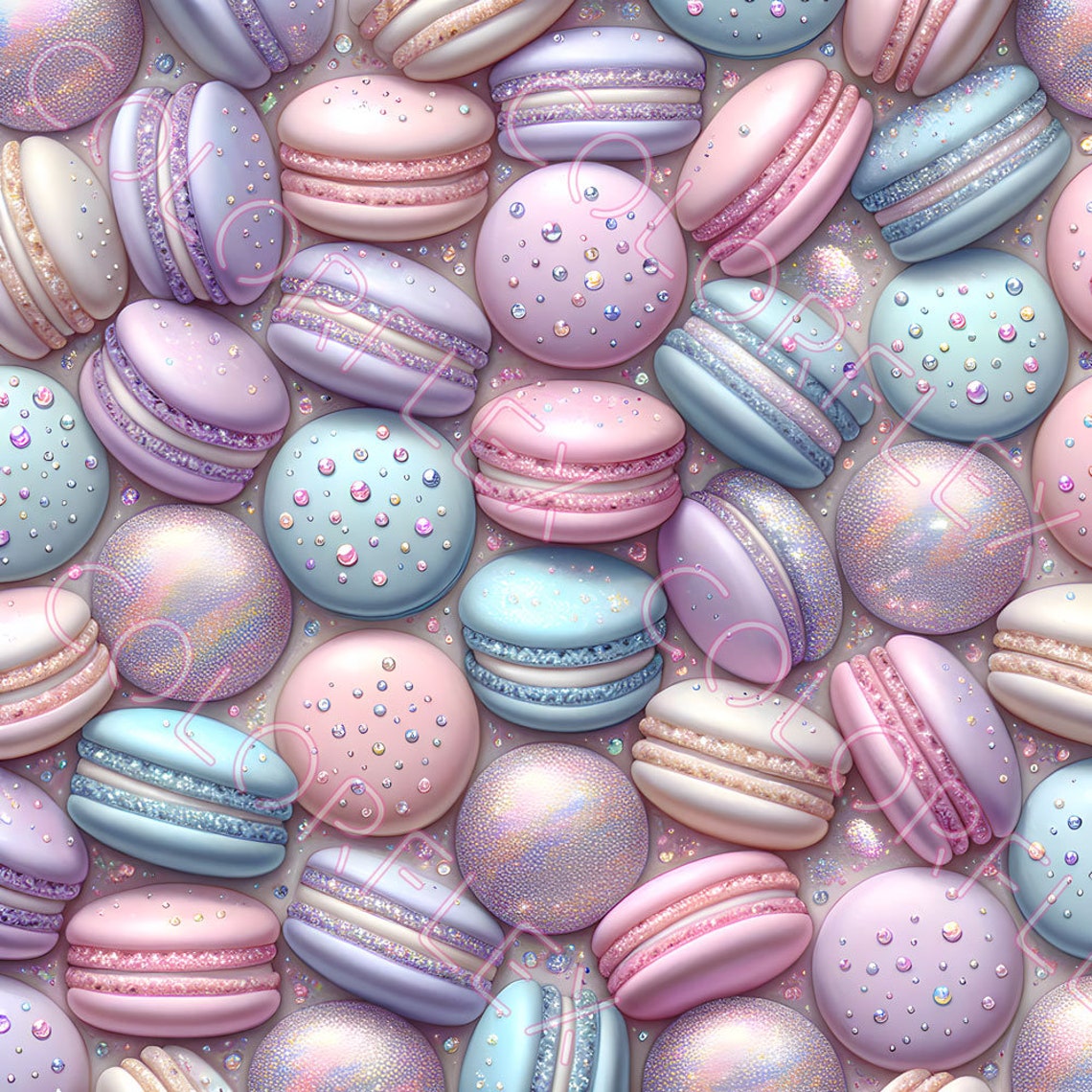 Pastel-macarons - High Resolution Vector File-instant Digital Download ...
