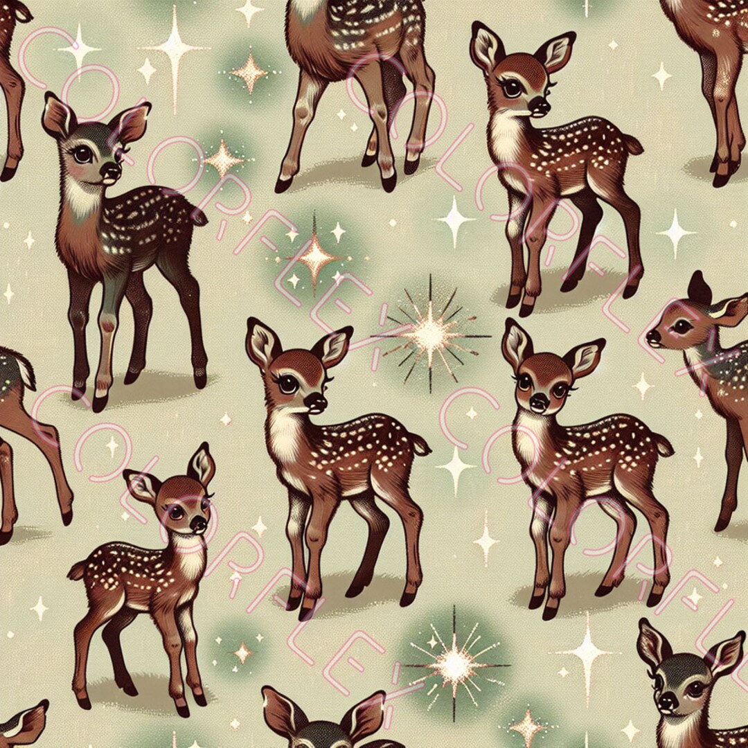 Deer-print(1)-high Resolution Vector File -instant Digital Download ...