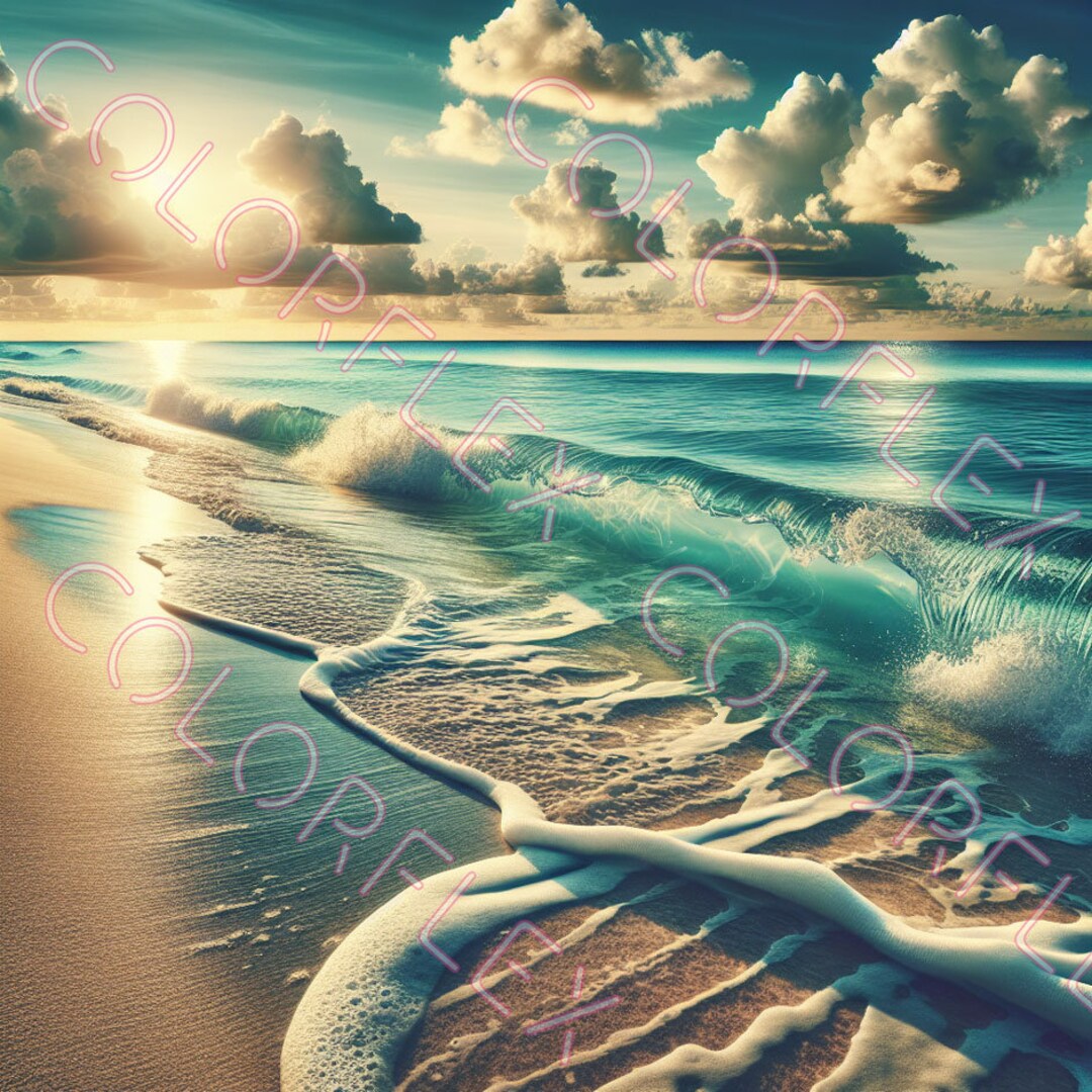 Beach- High Resolution Vector File - Instant Digital Download ...