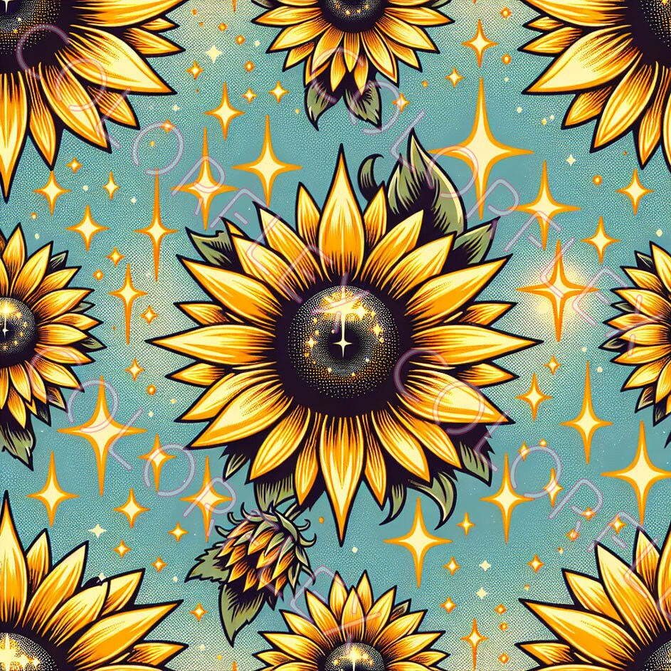 Sunflower-design(2) - High Resolution Vector File -instant Digital ...