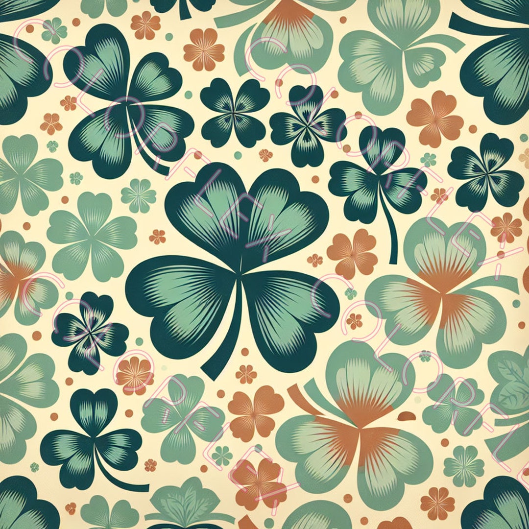 Clovers5 High Resolution Vector File instant Digital Download Printable ...