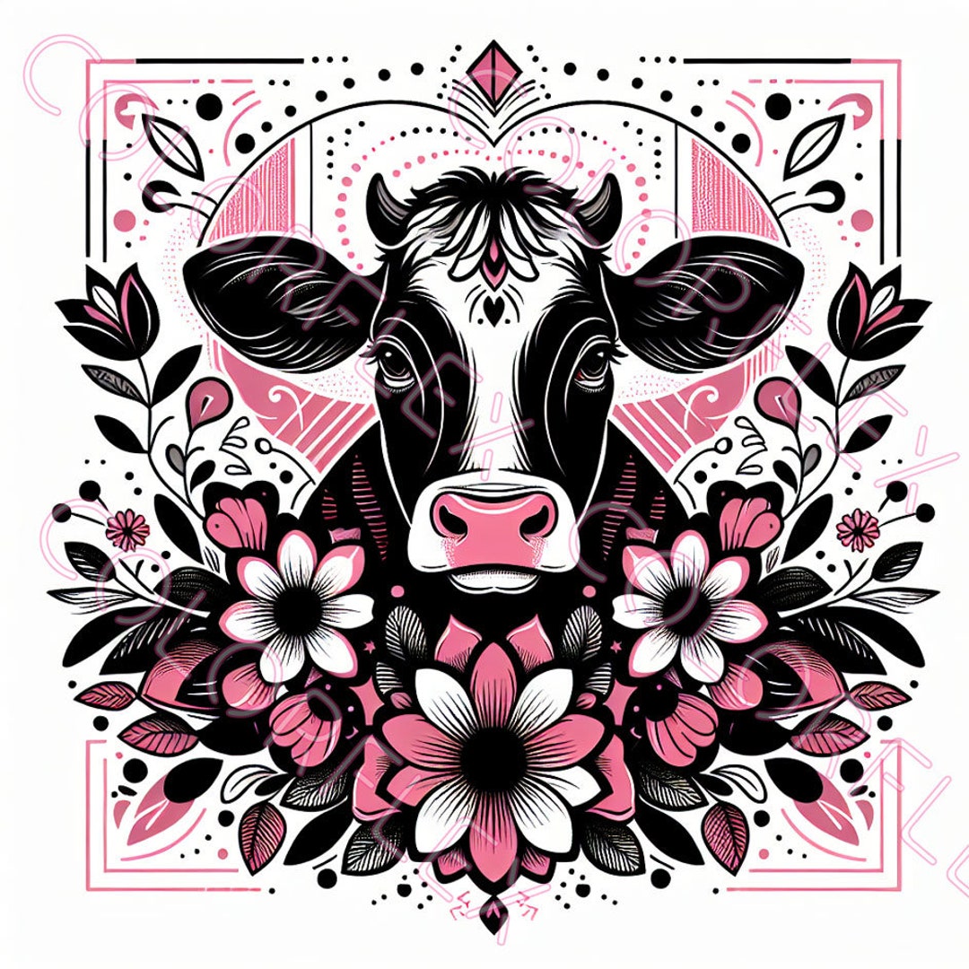 Cow-design - High Resolution Vector File -instant Digital Download ...