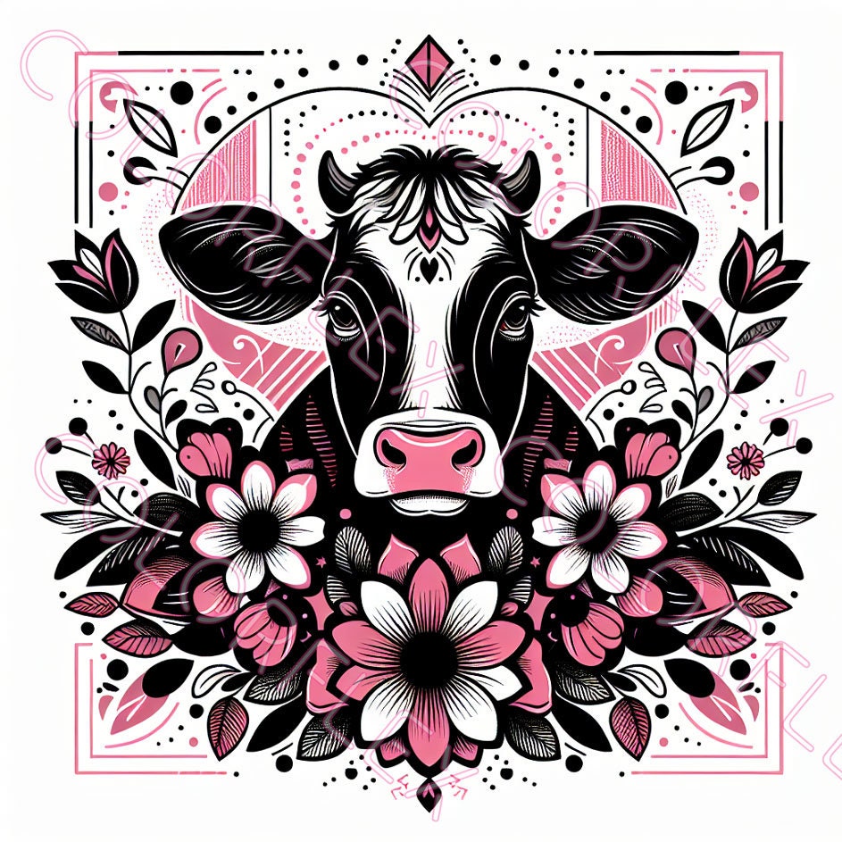 Cow-design - High Resolution Vector File -instant Digital Download ...