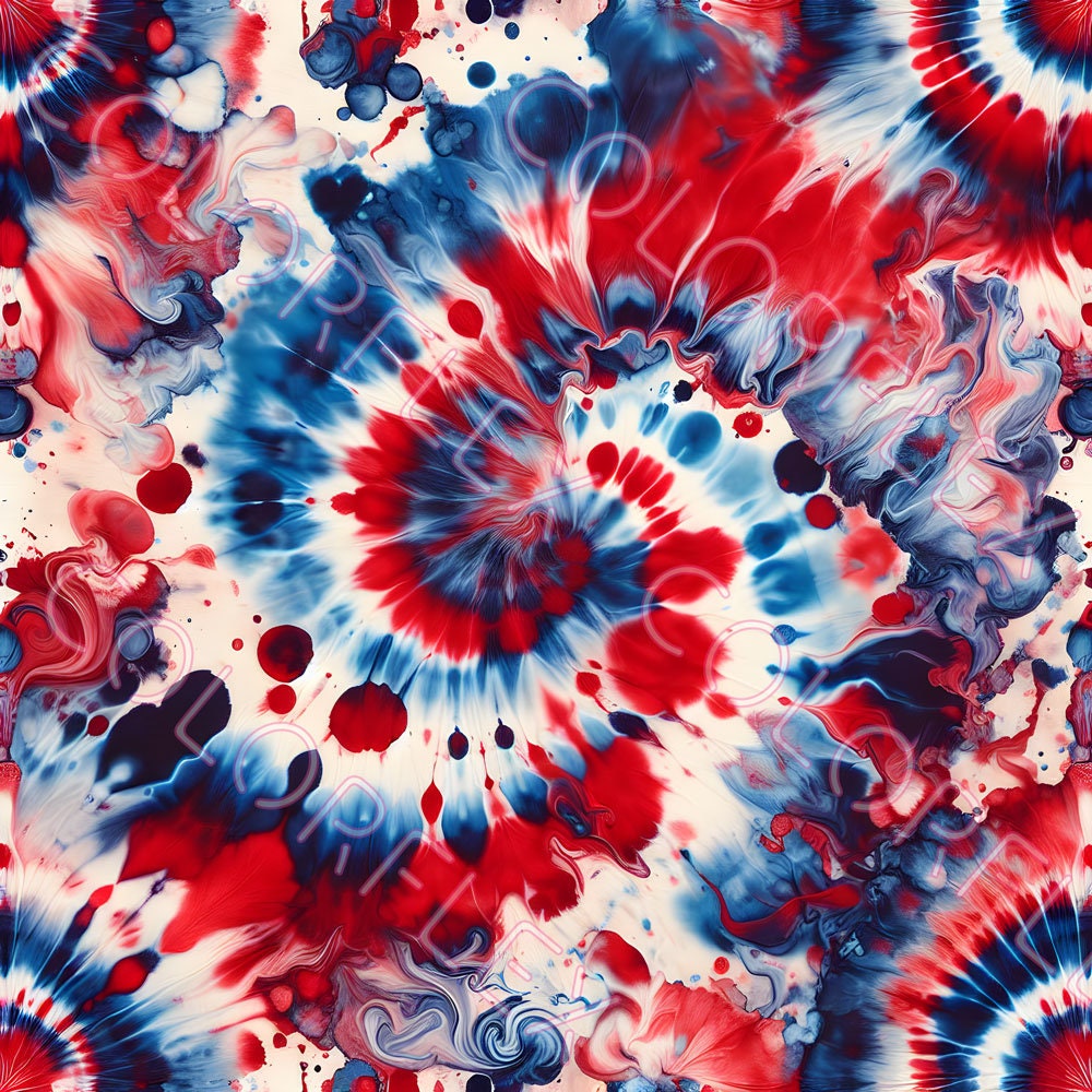 American Flag 2 Tie Dye PNG Digital Files Instant Download. Digital ...
