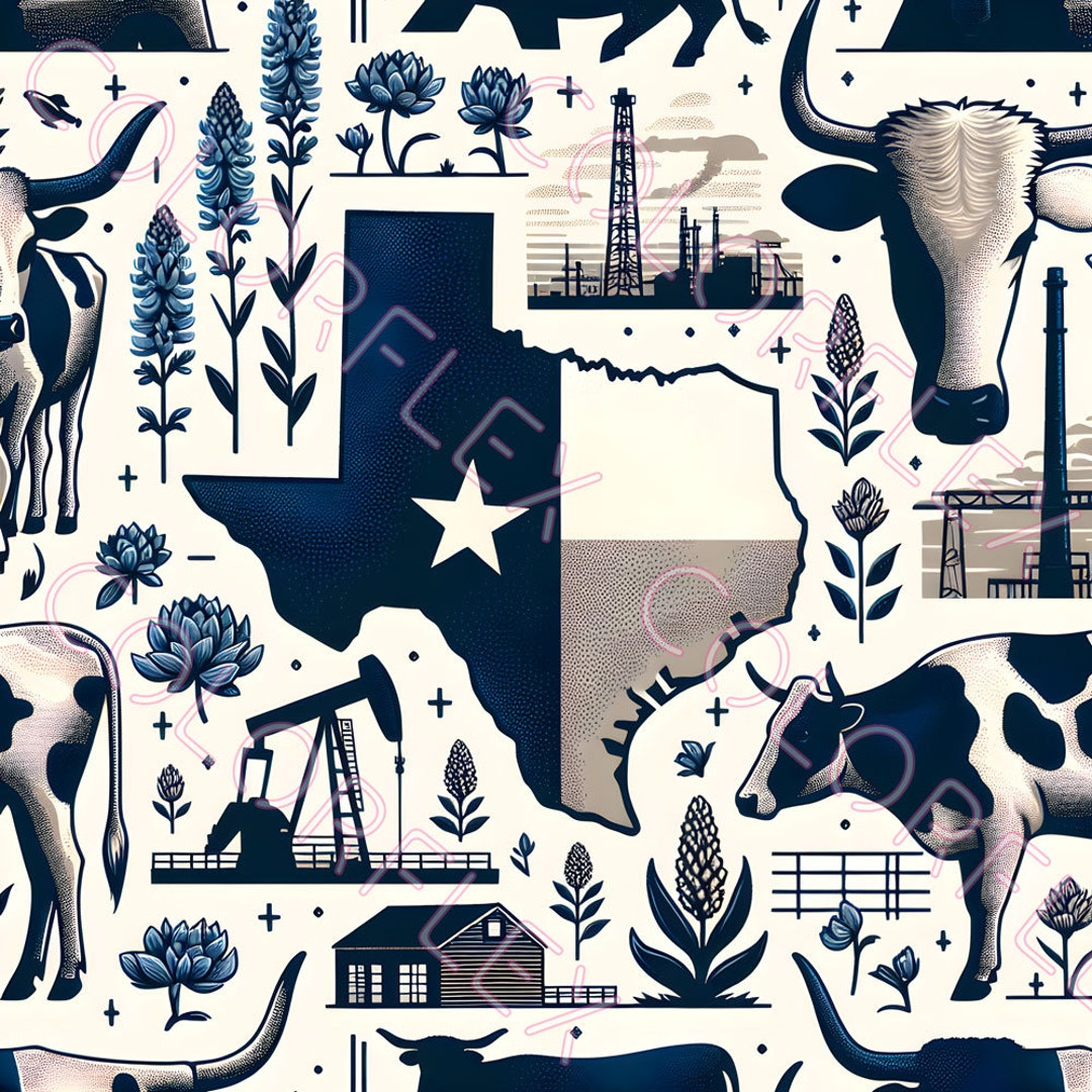 Texas-print(1) - High Resolution Vector File-instant Digital Download ...