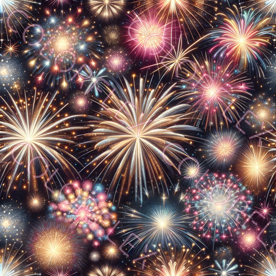 Fireworks(4) - High Resolution Vector File -instant Digital Download ...