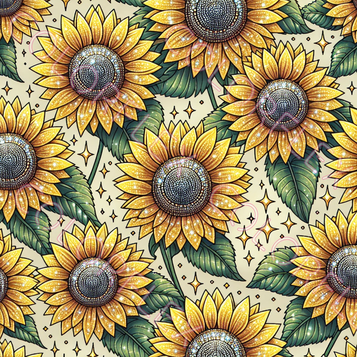 Sunflowers - High Resolution Vector File -instant Digital Download ...