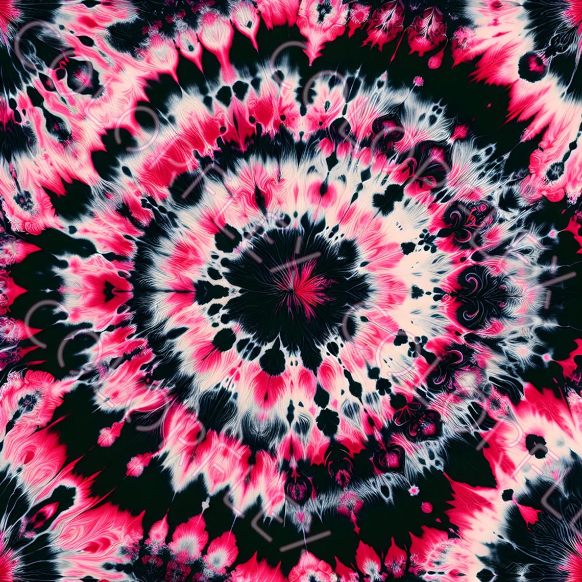 Pink and Black Tie Dye - High Resolution Vector File-instant Digital ...