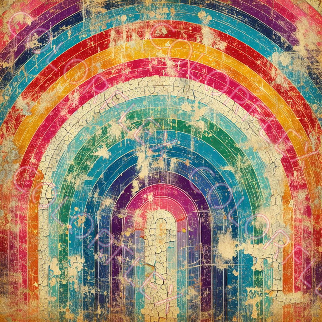 Rainbow-design - High Resolution Vector File -instant Digital Download ...