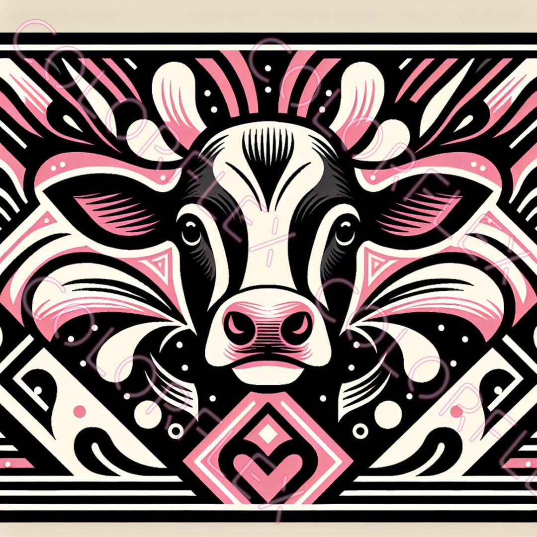 Cow-design(16)- High Resolution Vector File -instant Digital Download ...