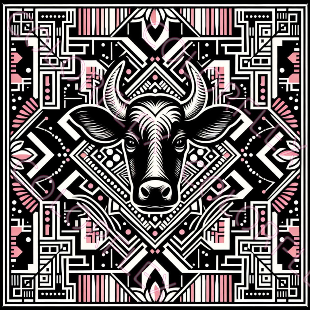 Cow-design(13)- High Resolution Vector File -instant Digital Download ...