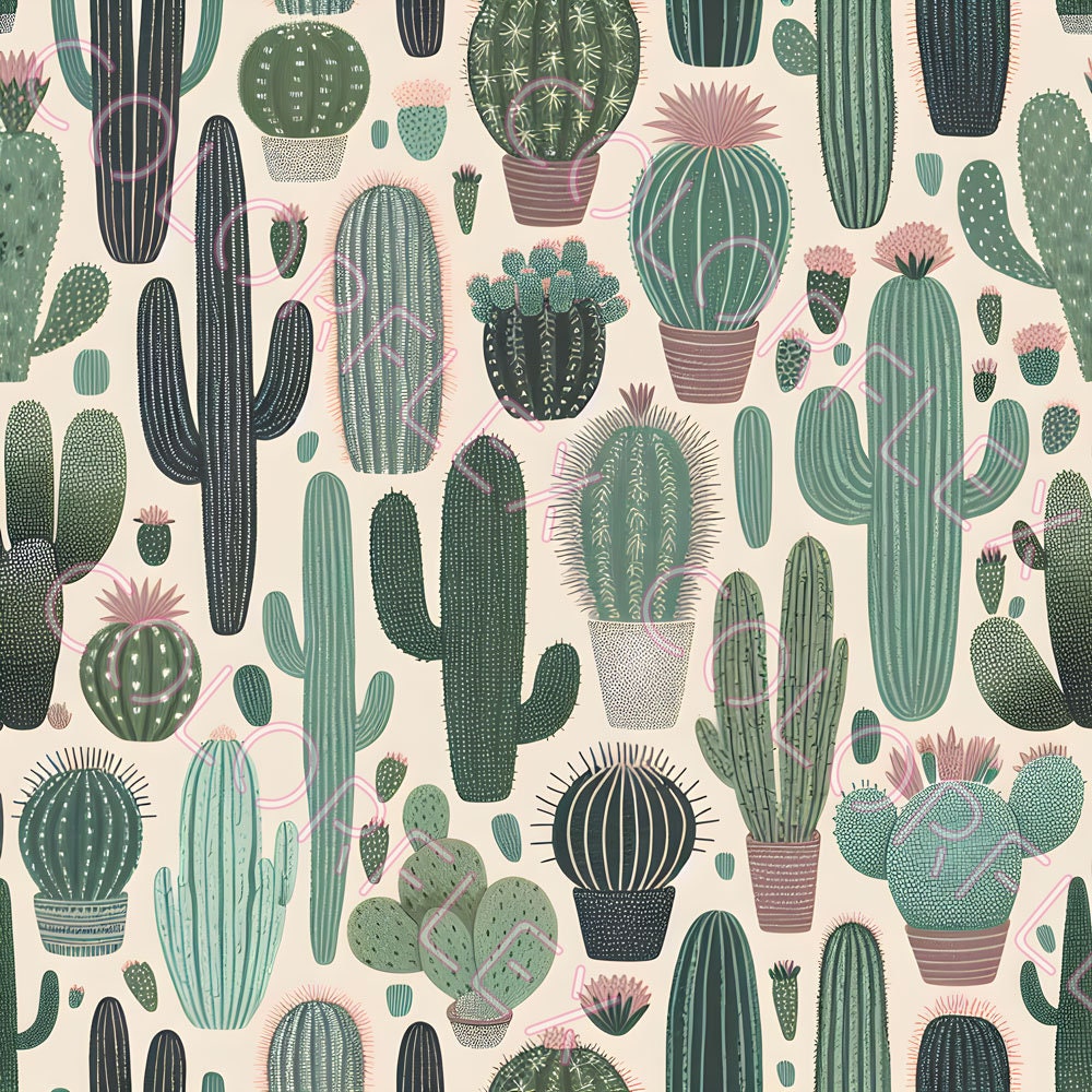 Cactus(2) - High Resolution Vector File -instant Digital Download ...