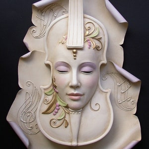 Violino in Altorilievo Veneziano Con Pergamena Decorata - Etsy