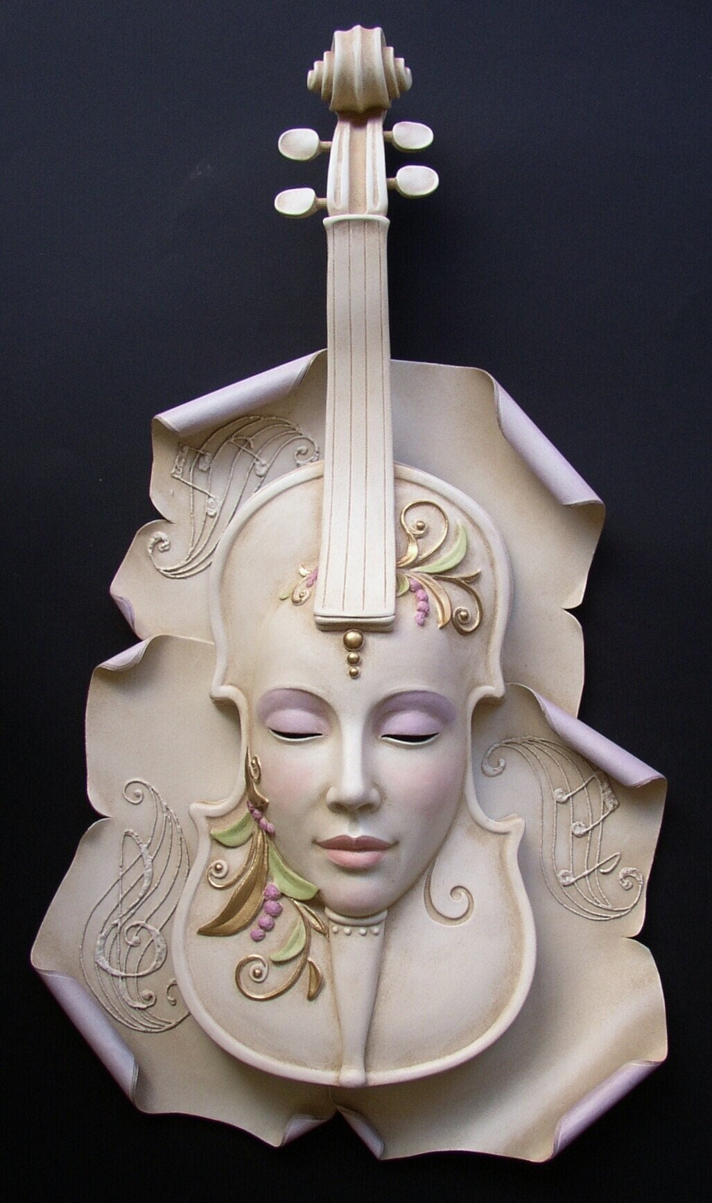 Violino in Altorilievo Veneziano Con Pergamena Decorata - Etsy