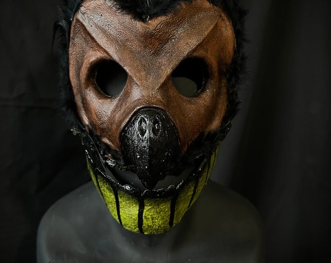 Stalker Owl Latex Mask | Half Mask, Owl Mask, Scary Mask, Halloween ...