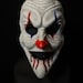 Clown Half Mask Latex Mask Scary Mask Clown Mask - Etsy