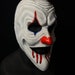 Clown Half Mask | Latex Mask, Scary Mask, Clown Mask, Halloween Mask - Etsy