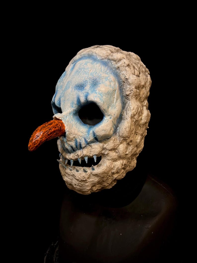 Frosty Sock Mask | Latex Mask, Christmas Mask, Scary Mask, Snowman Mask ...