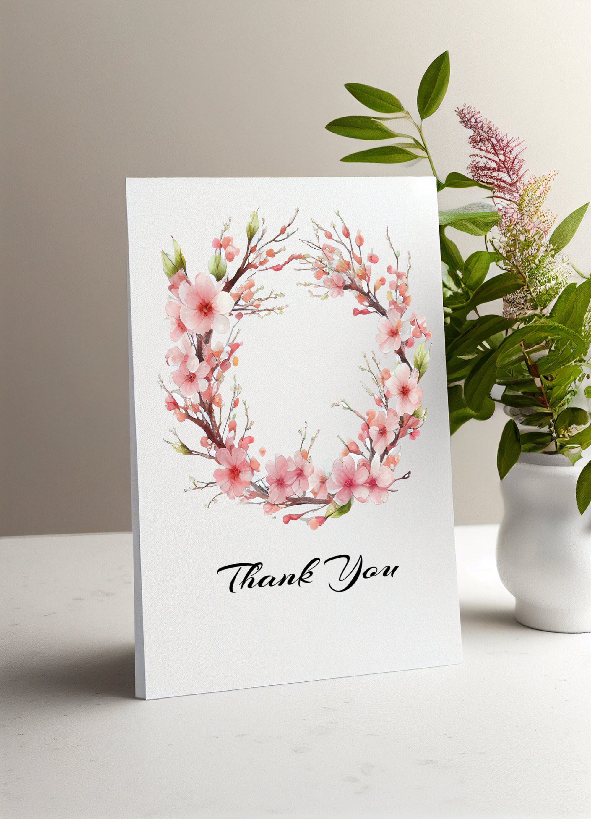 Sakura Cherry Blossom Clipart, Watercolor Japanese Blossoms, Spring ...