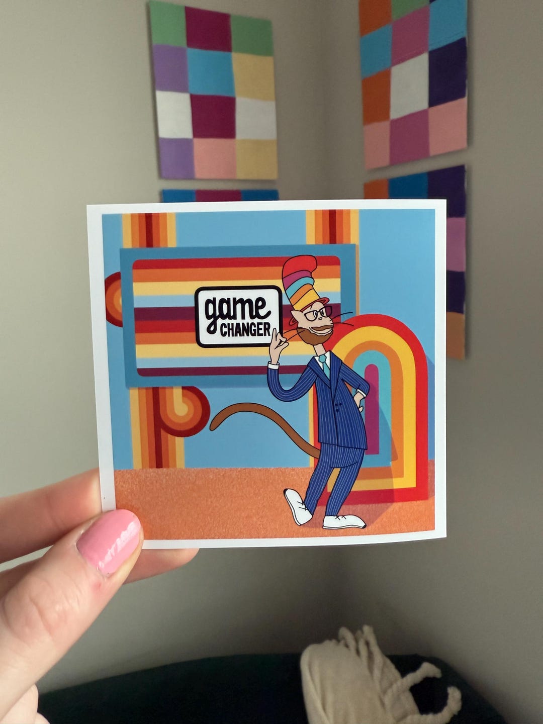 Game Changer Sam Reich Cat in the Hat Art Print - Etsy