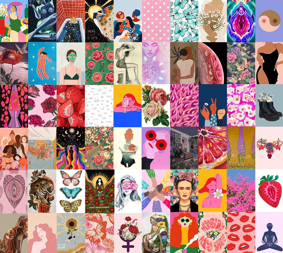 Feminist Digital Photo Collage Kit | 60 Images, Digital Download ...