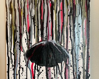 Handmade Drip Paintings - Etsy