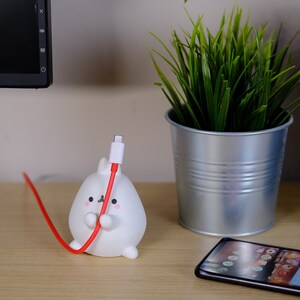 Kawaii Cute Bunny Cable Holder - Etsy