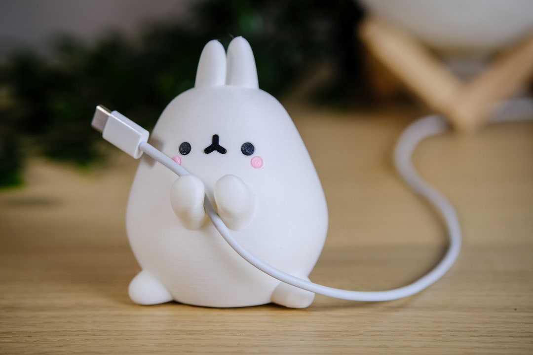 Kawaii Cute Bunny Cable Holder - Etsy