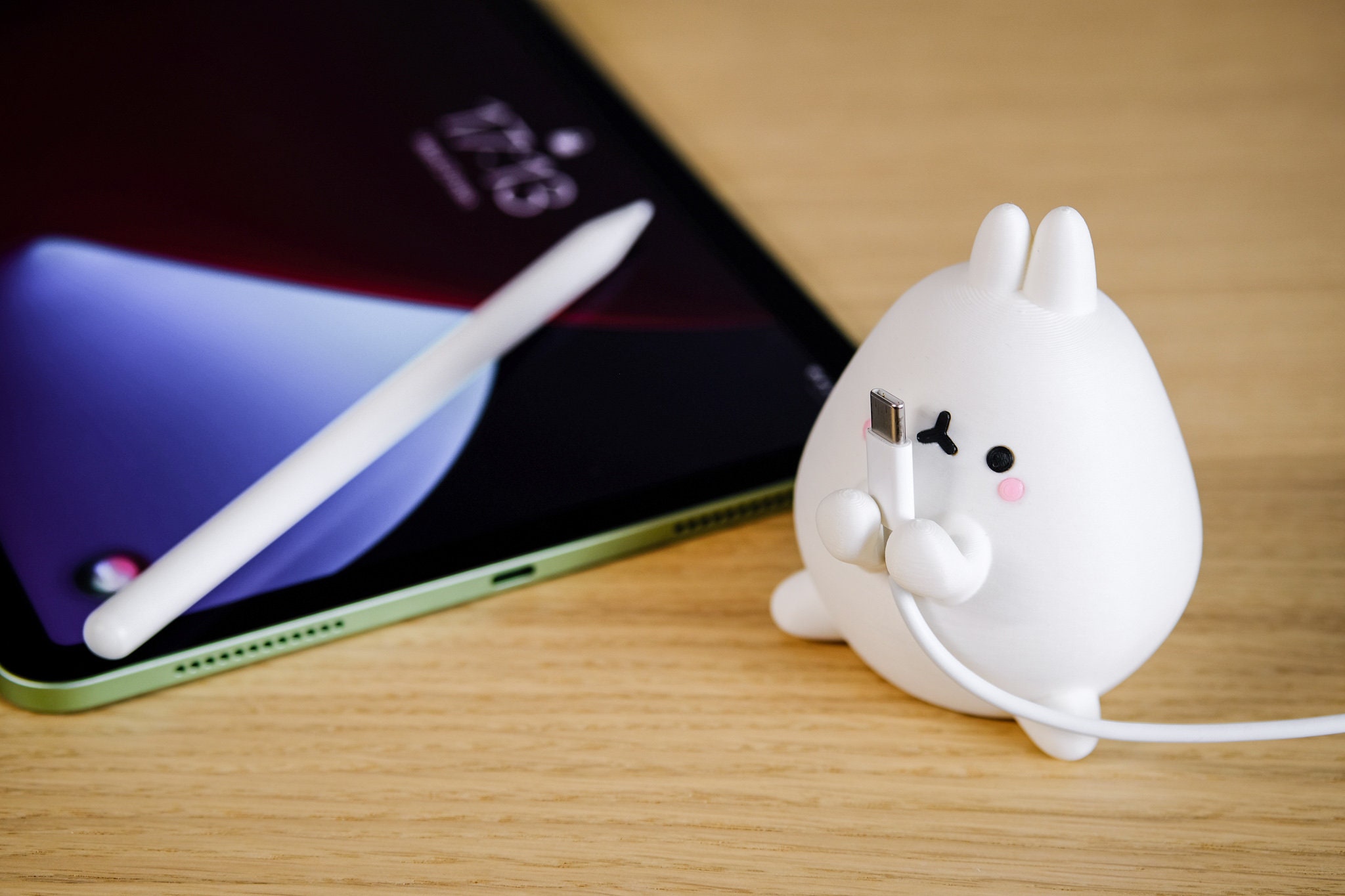 Kawaii Cute Bunny Cable Holder - Etsy