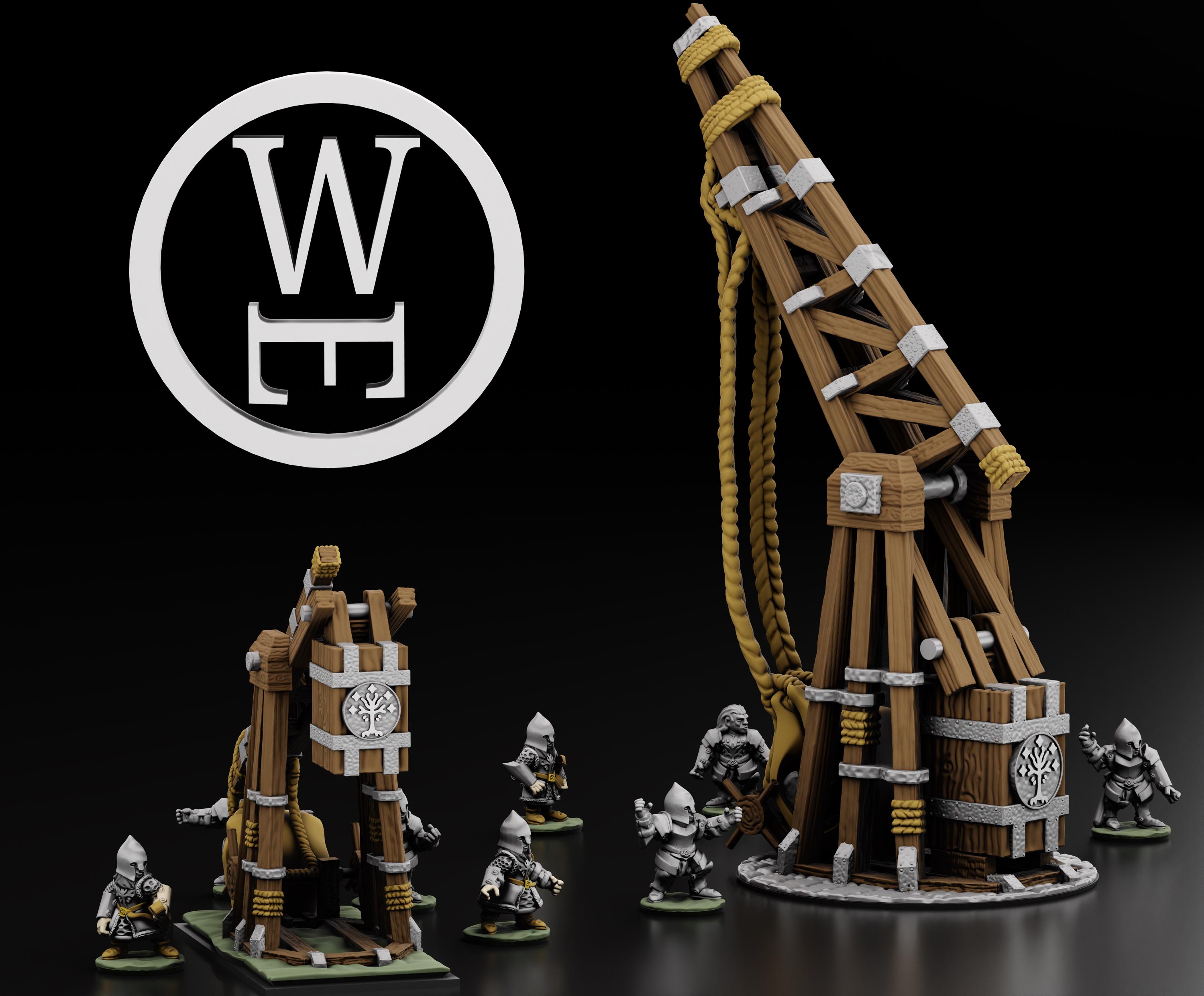 White Tree Trebuchet (10mm Warmaster) by Wakes Emporium - Etsy