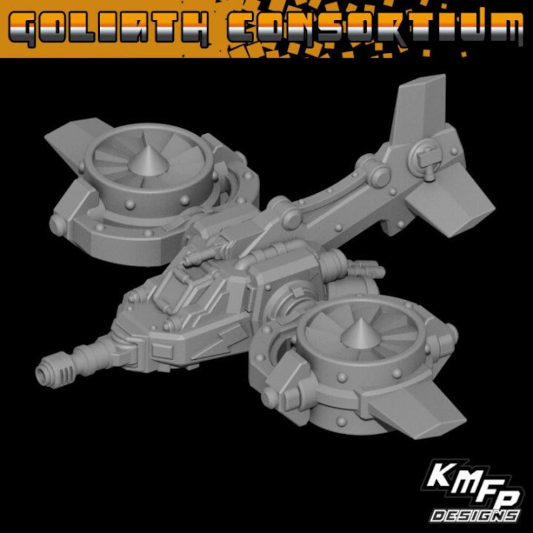 Goliath Consortium Gyrocopter (6-8mm) for Tabletop Wargaming. - Etsy