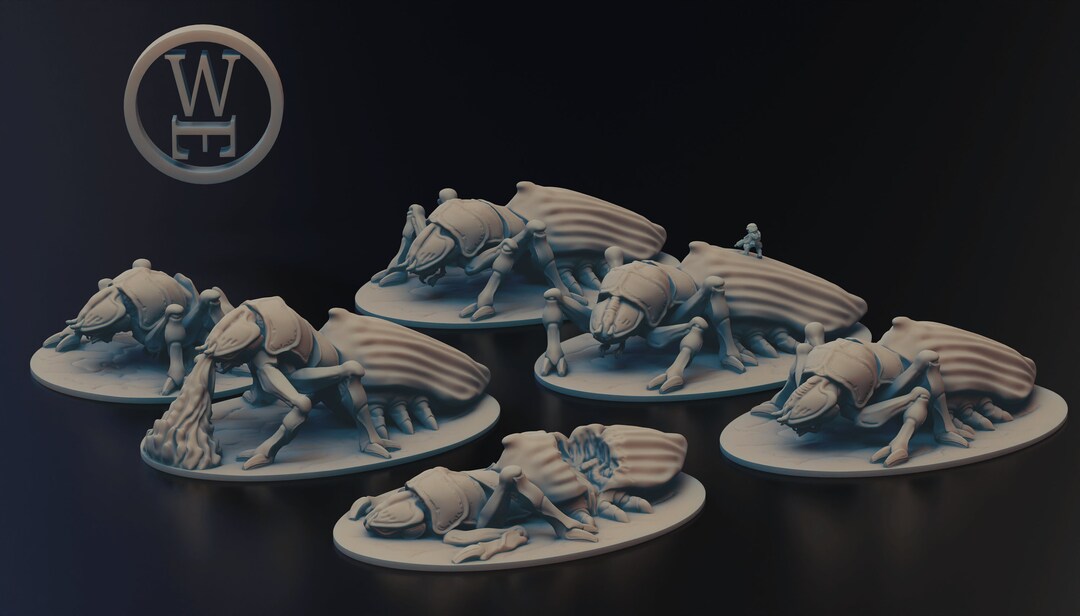 Alien Goliath Tank Bugs (epic 6mm) for Tabletop Wargaming. - Etsy