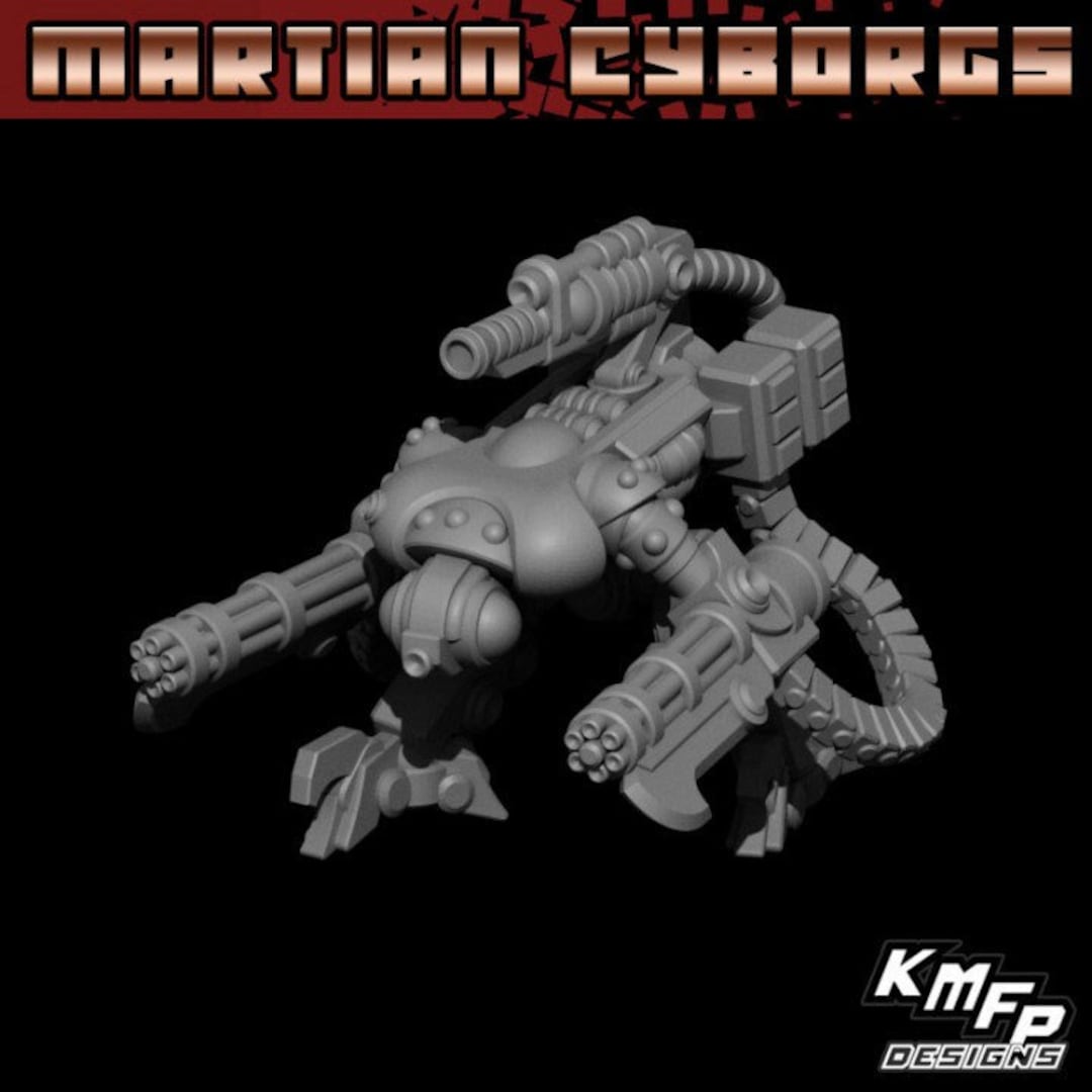 Martian Cyborg Hunter Killer Cyborgs for Tabletop Wargaming. - Etsy