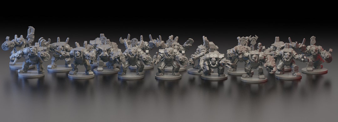 Mega Armored Space Orcs for Tabletop Wargaming (epic) by Wakes Emporium ...