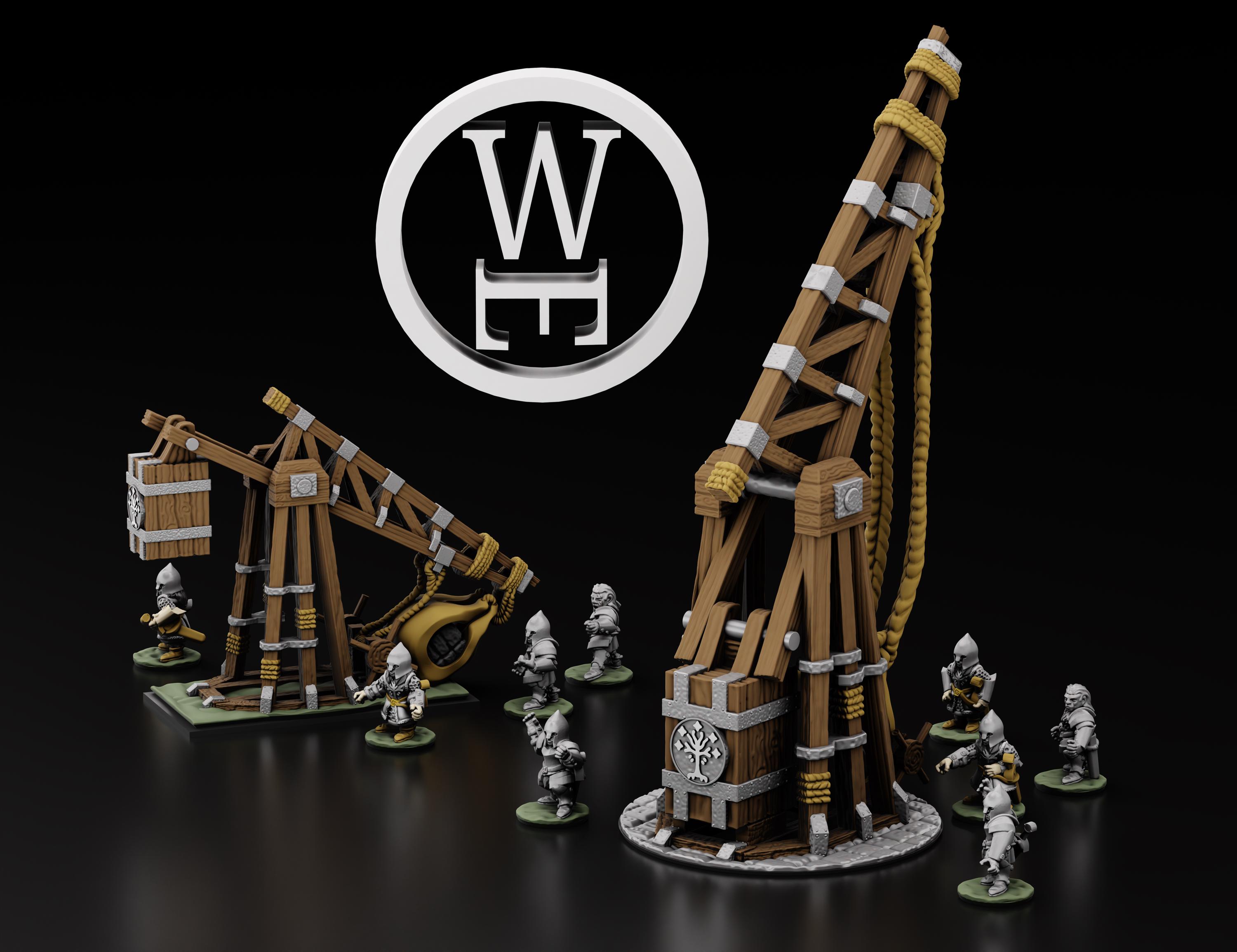 White Tree Trebuchet (10mm Warmaster) by Wakes Emporium - Etsy