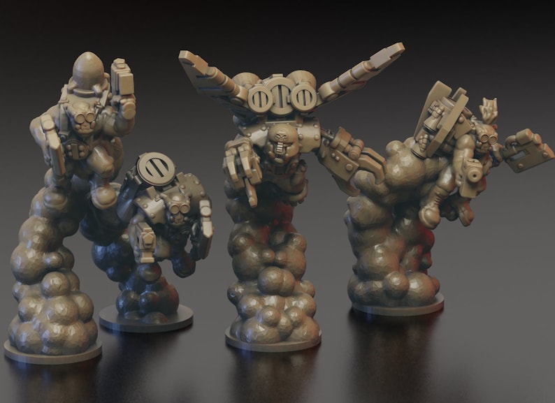 Space Orc Rocket Troopers for Tabletop Wargaming epic by - Etsy