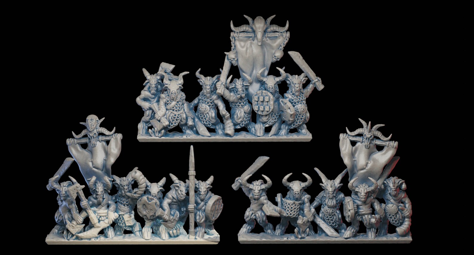 Beastkin Warriors 10mm Warmaster by Wakes Emporium - Etsy