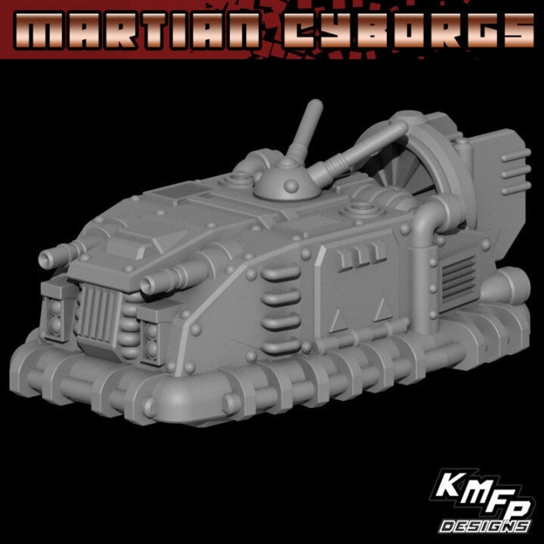 Martian Cyborg Drift Raider APC for Tabletop Wargaming. - Etsy