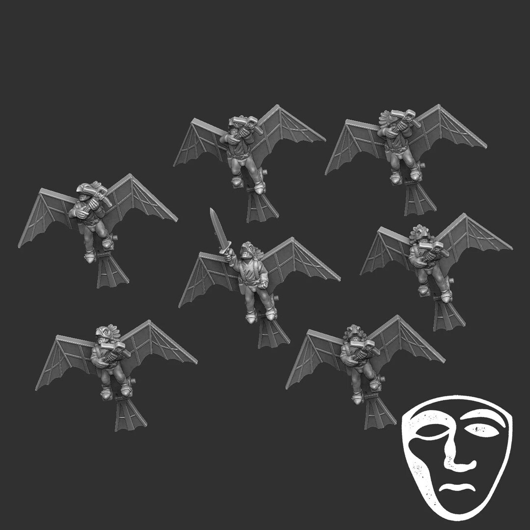 War Dogs Birdmen Set 10mm/15mm by Varus Miniatures - Etsy