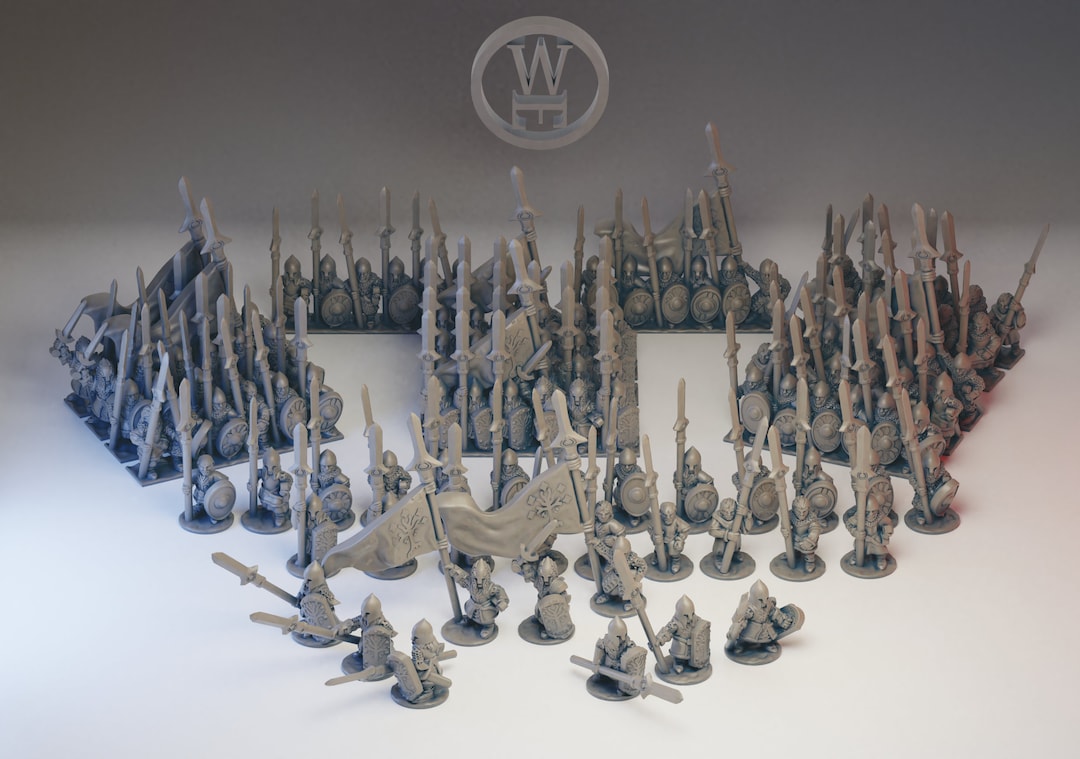 White Tree Militia (10mm Warmaster) by Wakes Emporium - Etsy