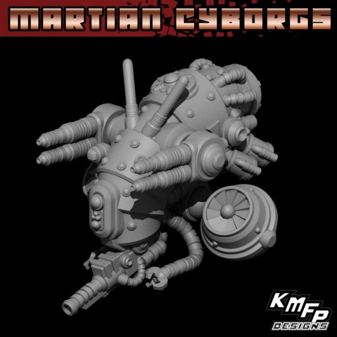 Martian Cyborg - Hover Drone for Tabletop Wargaming. - Etsy
