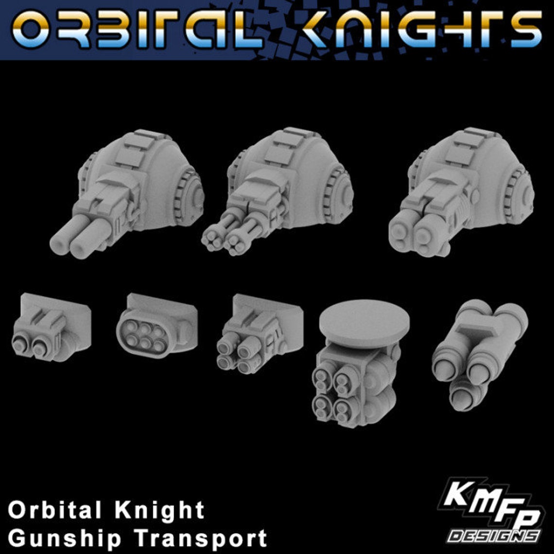 Orbital Knights Gunship Transport for Tabletop Wargaming. - Etsy