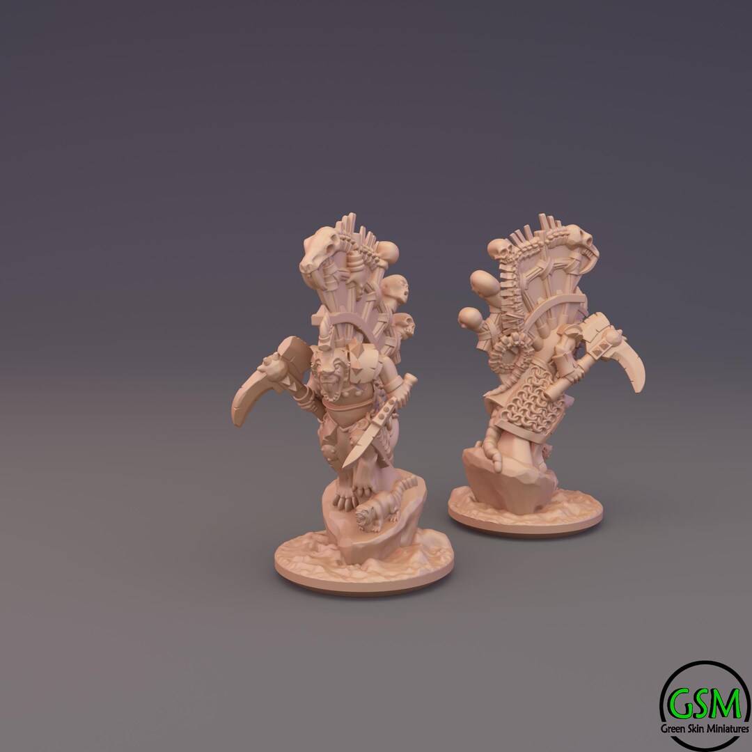 Ratman Character Pack (10mm Warmaster) by Green Skin Miniatures - Etsy