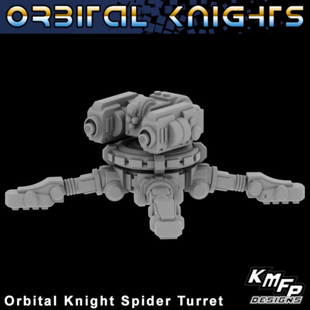Orbital Knights Spider Turret for Tabletop Wargaming. - Etsy
