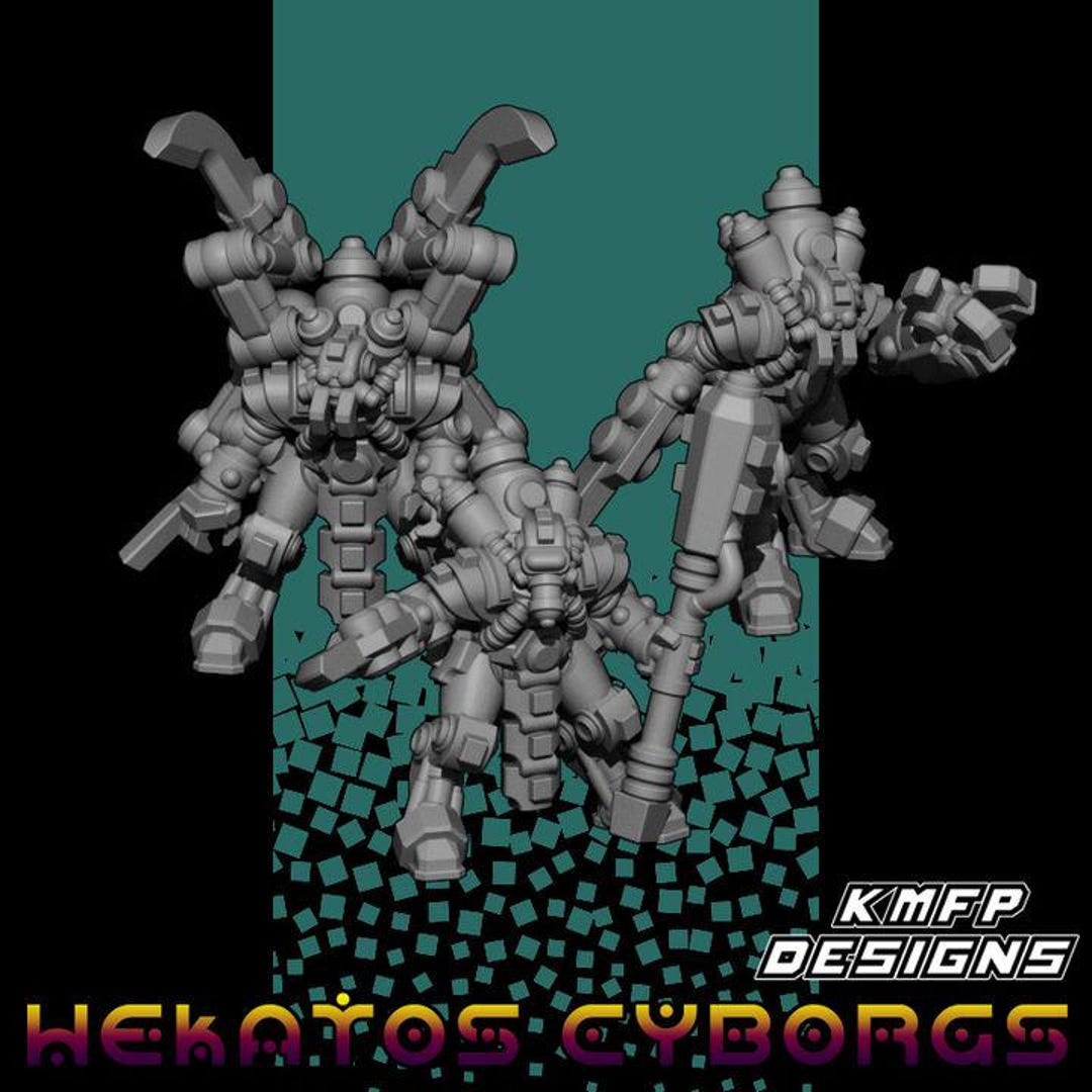 Hekatos Cyborgs - Close Combat Cyborg Designation Hxc for Tabletop ...