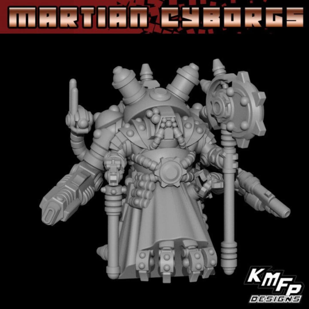 Martian Cyborg Techno-lords for Tabletop Wargaming. - Etsy