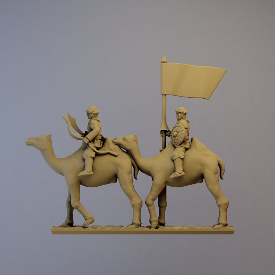 Arabesque Human Camel Riders for 10mm Fantasy Battles by Polish ...