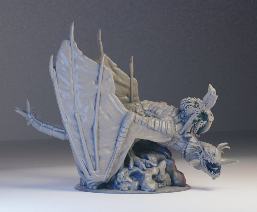 Orc Wyvern Rider Specifically Designed for 10mm (warmaster) by ...